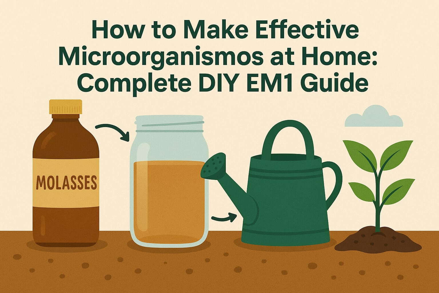 How to Make Effective Microorganisms at Home: DIY EM1 Guide – Effective ...